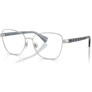 Ralph Lauren 53mm Irregular Eyeglasses Silver
