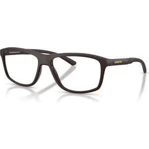 ARNETTE 57mm Rectangle Eyeglasses - Brown