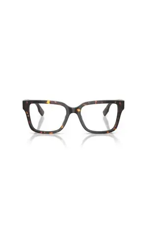 Tory Burch 53mm Square Eyeglasses - Tortoise