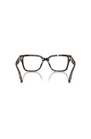 Tory Burch 53mm Square Eyeglasses - Tortoise