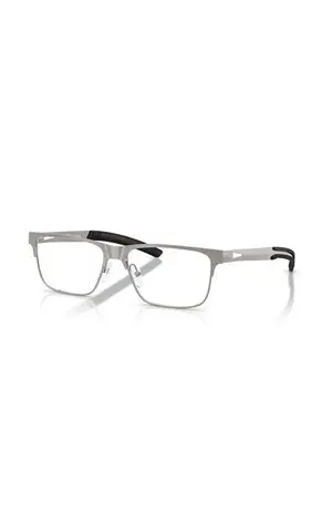 SCUDERIA FERRARI 56mm Rectangle Optical Glasses - Grey