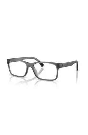 Polo Ralph Lauren 56mm Rectangle Optical Glasses - Grey
