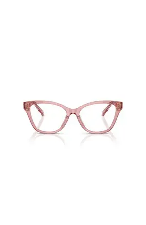 Tory Burch 53mm Cat Eye Optical Glasses - Pink