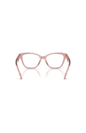 Tory Burch 53mm Cat Eye Optical Glasses - Pink