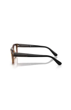 Brunello Cucinelli 53mm Rectangle Eyeglasses - Black