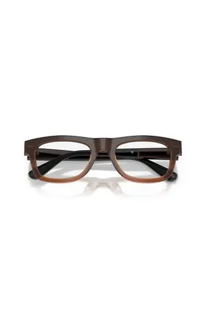 Brunello Cucinelli 53mm Rectangle Eyeglasses - Black