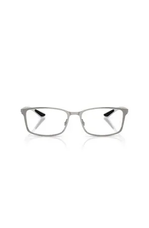 Ray-ban 55mm Rectangle Eyeglasses - Grey