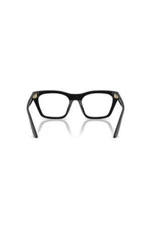 Emporio Armani Cat Eye Acetate Eyeglasses - Black