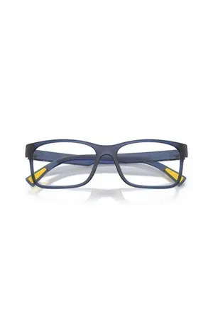 Polo Ralph Lauren 58mm Rectangle Optical Glasses - Blue