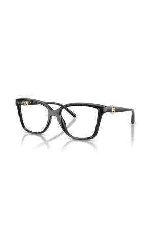 Michael Kors 54mm Square Full Rim Optical Glasses - Black