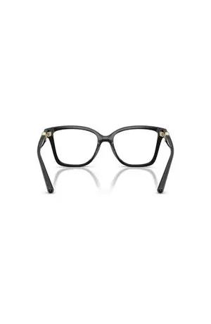 Michael Kors 54mm Square Full Rim Optical Glasses - Black
