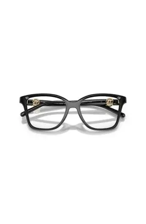 Michael Kors 54mm Square Full Rim Optical Glasses - Black