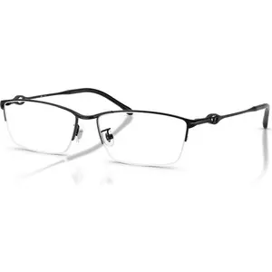 DIESEL® 58mm Rectangle Optical Glasses - Black