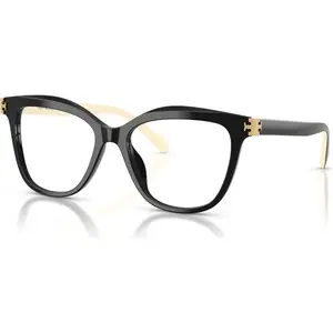 Tory Burch 54mm Cat Eye Optical Glasses - Black