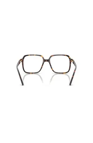SFEROFLEX 53mm Square Full Rim Eyeglasses - Tortoise