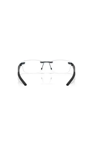 Oakley 55mm Rectangle Rimless Eyeglasses - Blue