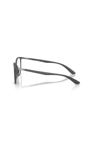Ray-ban 52mm Irregular Eyeglasses - Grey