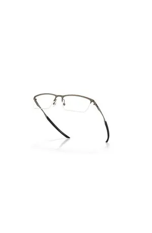 Oakley 57mm Rectangle Eyeglasses - Grey