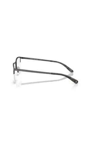 Brooks Brothers Rectangle Semi-rimless Eyeglasses - Grey