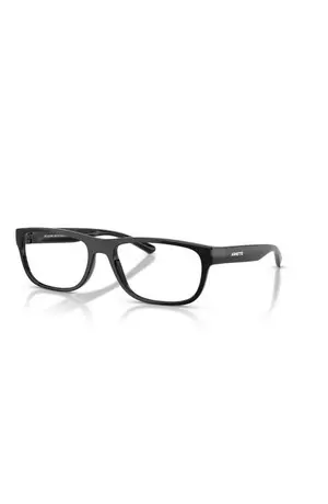 ARNETTE 58mm Rectangle Full Rim Eyeglasses - Black