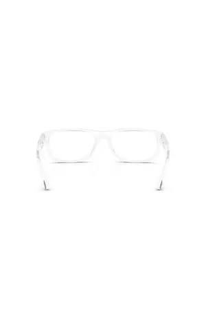 ARNETTE 58mm Rectangle Full Rim Eyeglasses - Transparent