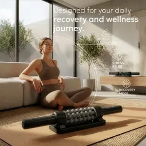 MIKO Swift Rolling Percussive Massager With 5 Speeds - Black
