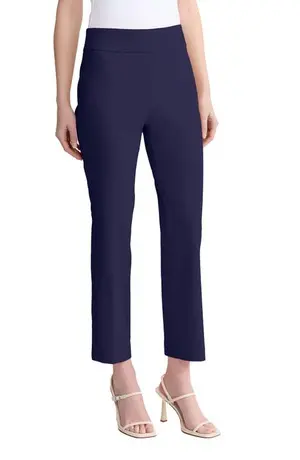 Jones New York Pull-on Straight-leg Trousers