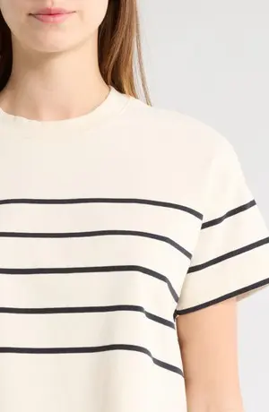 Marine Layer Stripe Cotton T-shirt