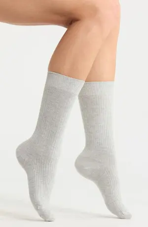 Nordstrom Slouch Dress Socks - Grey Heather