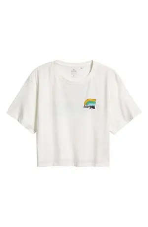 Rip Curl Graphic Cropped T-shirt