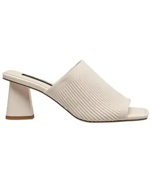 French Connection Styles Knit Stretch Mule - Bone