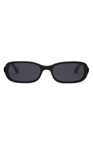 Dezi Cindy 54mm Oval Sunglasses - Black/blackout