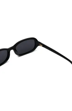 Dezi Cindy 54mm Oval Sunglasses - Black/blackout