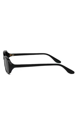 Dezi Cindy 54mm Oval Sunglasses - Black/blackout