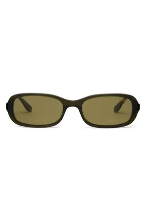 Dezi Cindy 54mm Oval Sunglasses Crystal Sage Green/green