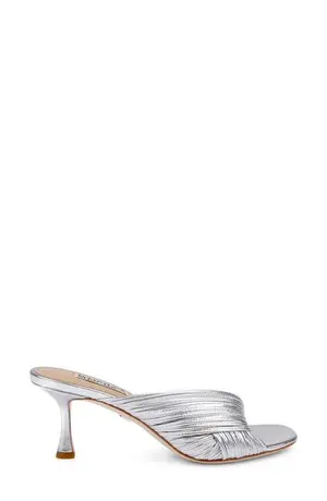 Badgley Mischka Winta Slide Sandal - Silver Metallic