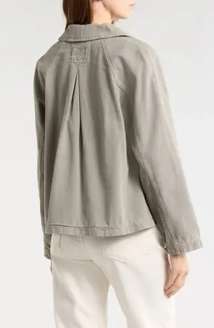 Marine Layer Olivia Crop Cotton Jacket