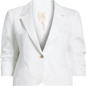 Cinq À Sept Cotton Blend Jacket - White