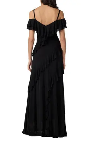 Diane Von Furstenberg Sofia Cold Shoulder Gown