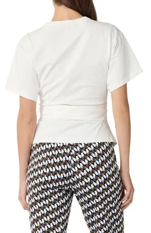 Diane Von Furstenberg Teressa Twist Tie T-shirt