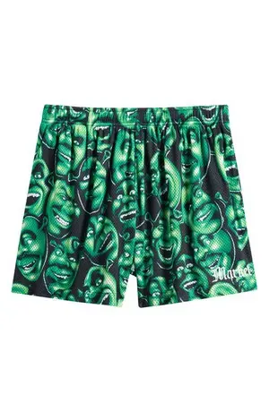 MARKET Printed Mesh Shorts