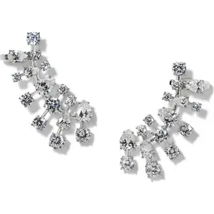 Nadri Hollywood Cluster Ear Climbers