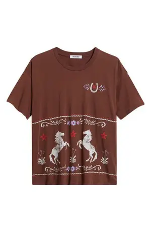 Daydreamer Prairie Horse Graphic T-shirt