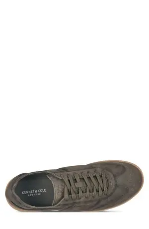 KENNETH COLE Mercer Leather Sneakers - Dark Green