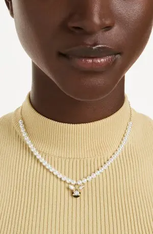SWAROVSKI Idyllia Crystal Bee Charm - Gold/multi