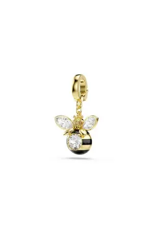 SWAROVSKI Idyllia Crystal Bee Charm - Gold/multi