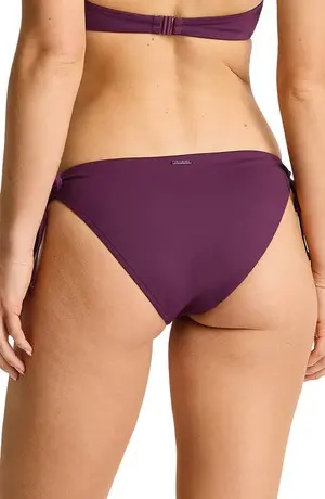SEA LEVEL Essentials Edit Tie Side Bikini Bottoms - Claret