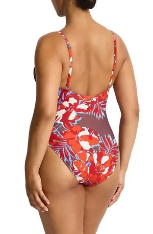 SEA LEVEL Triangle One-piece Swimsuit