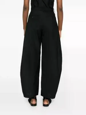 Sacai Pinstripe Buckled Trousers