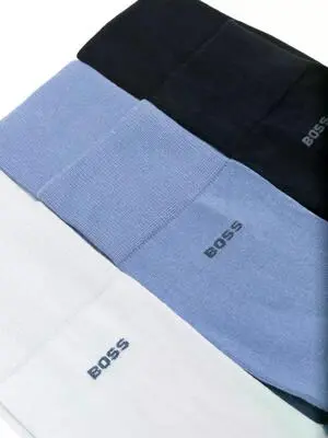 BOSS Logo Detail Socks
